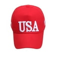 relanfenk baseball caps male female neutral summer america flag ...