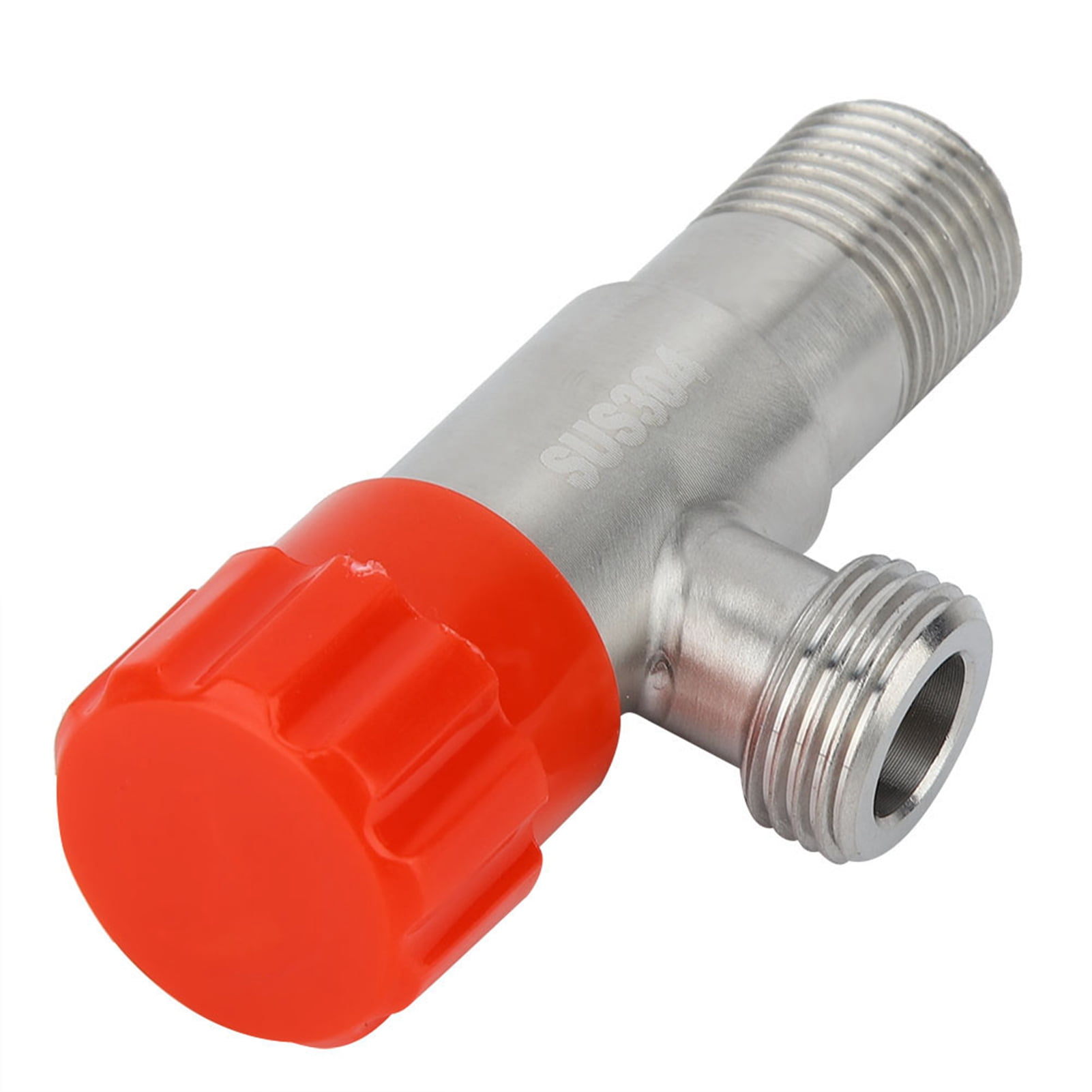 Válvula angular de agua fría, G1/2 304 Válvula angular de acero inoxidable Válvula angular ...