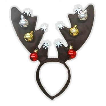RED REINDEER ANTLERS HEADBAND - Walmart.com