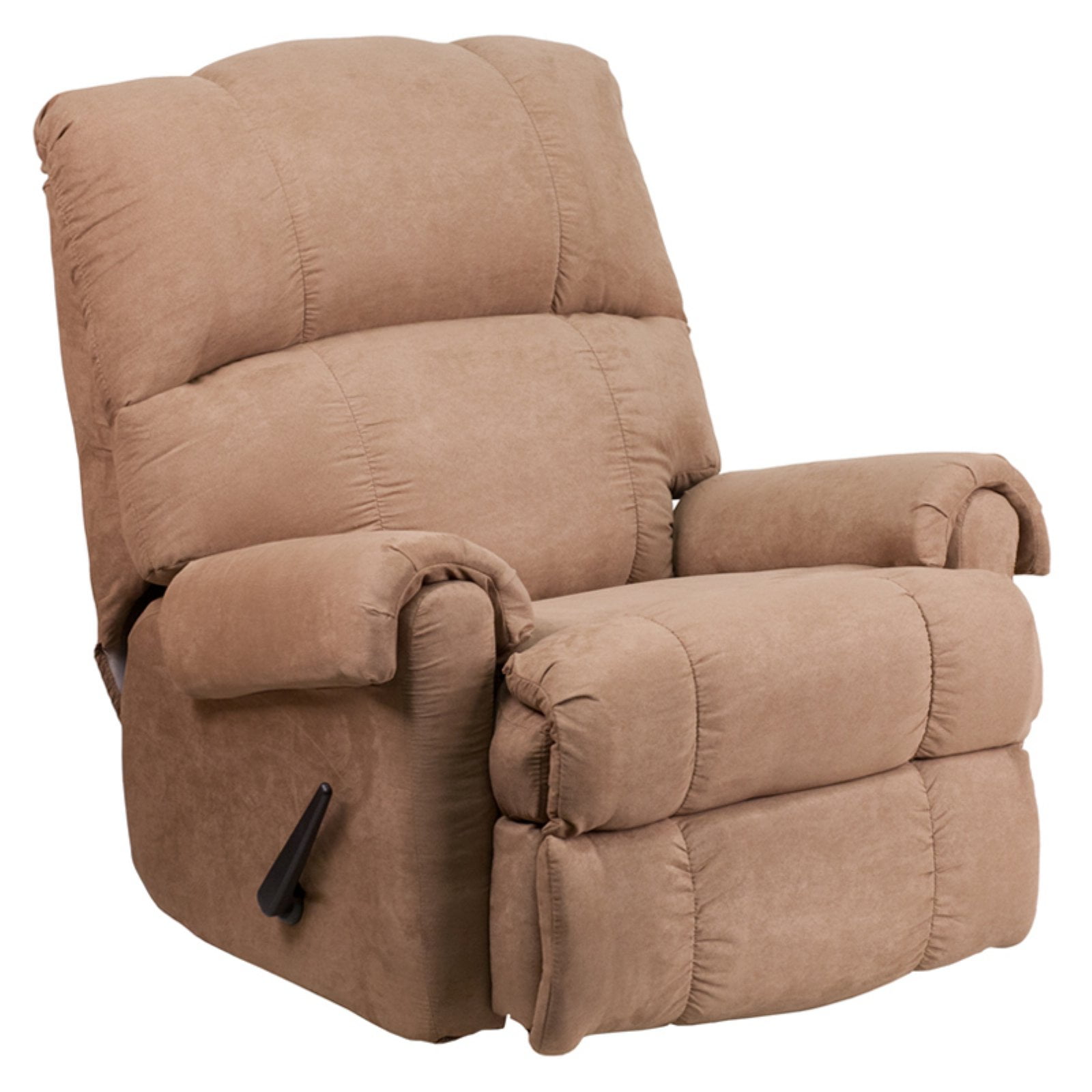Flash Furniture Contemporary Victory Lane Taupe Fabric Rocker Recliner ...