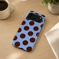 Brown Polka Dots Tough Phone Case for Google Pixel, iPhone, Samsung ...