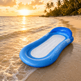 Inflatable Pool Float Lounger with Headrest, Blow Up Water Sofa Raft ...