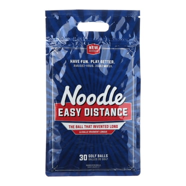 Noodle Straight Golf Balls, 15 Pack - Walmart.com