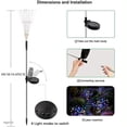 6-Piece Solar Garden Lights Solar Firework Lights, 200 LED String ...