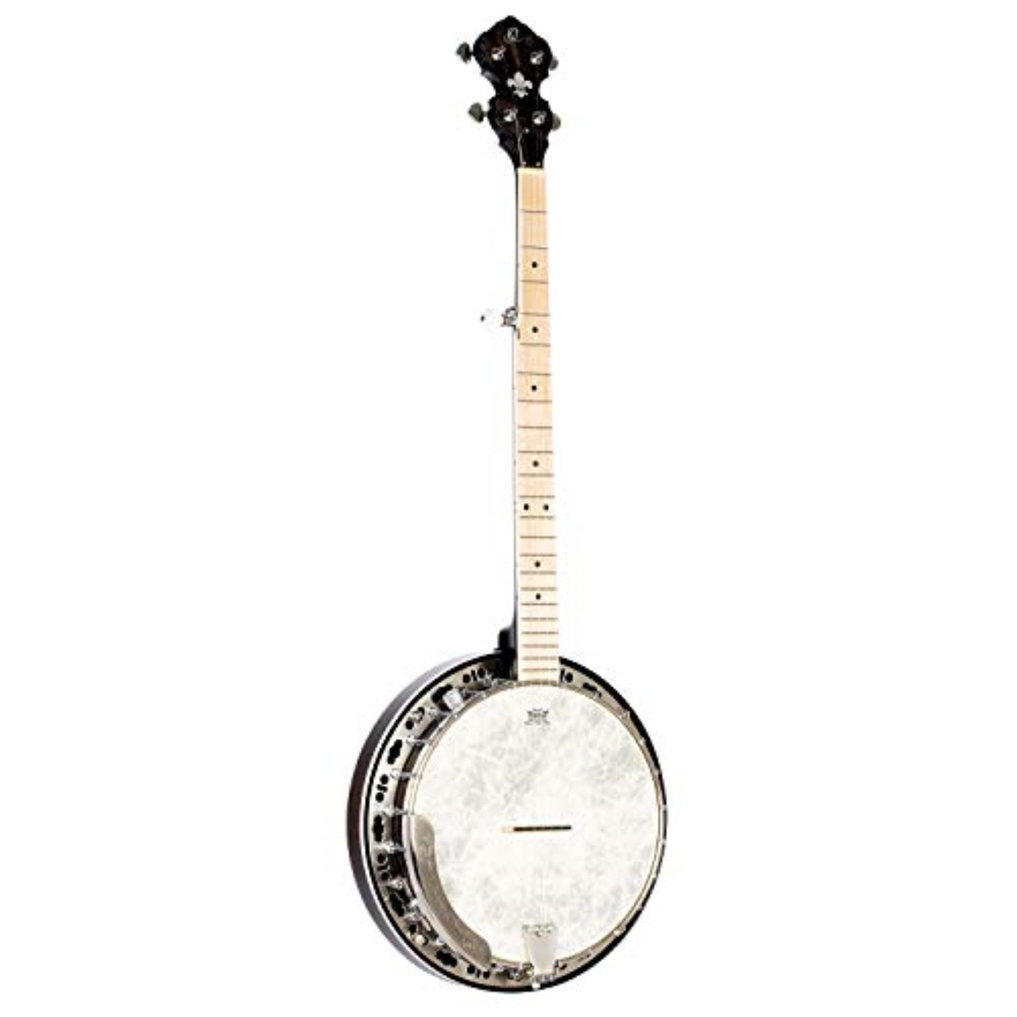 Falcon Series 5-String Quilted Maple Resonator Acoustic-Electric Banjo ...