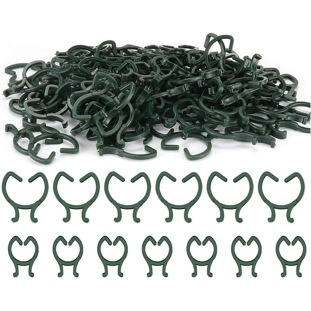 PHANY 200 Pieces Plant Vine Clips, 2 Size Plant Support Clips Vine ...
