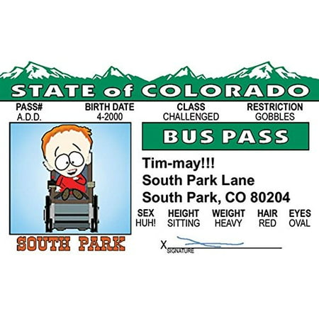 Signs 4 Fun Nuidt Timmy Bus Pass's Driver's License | Walmart Canada