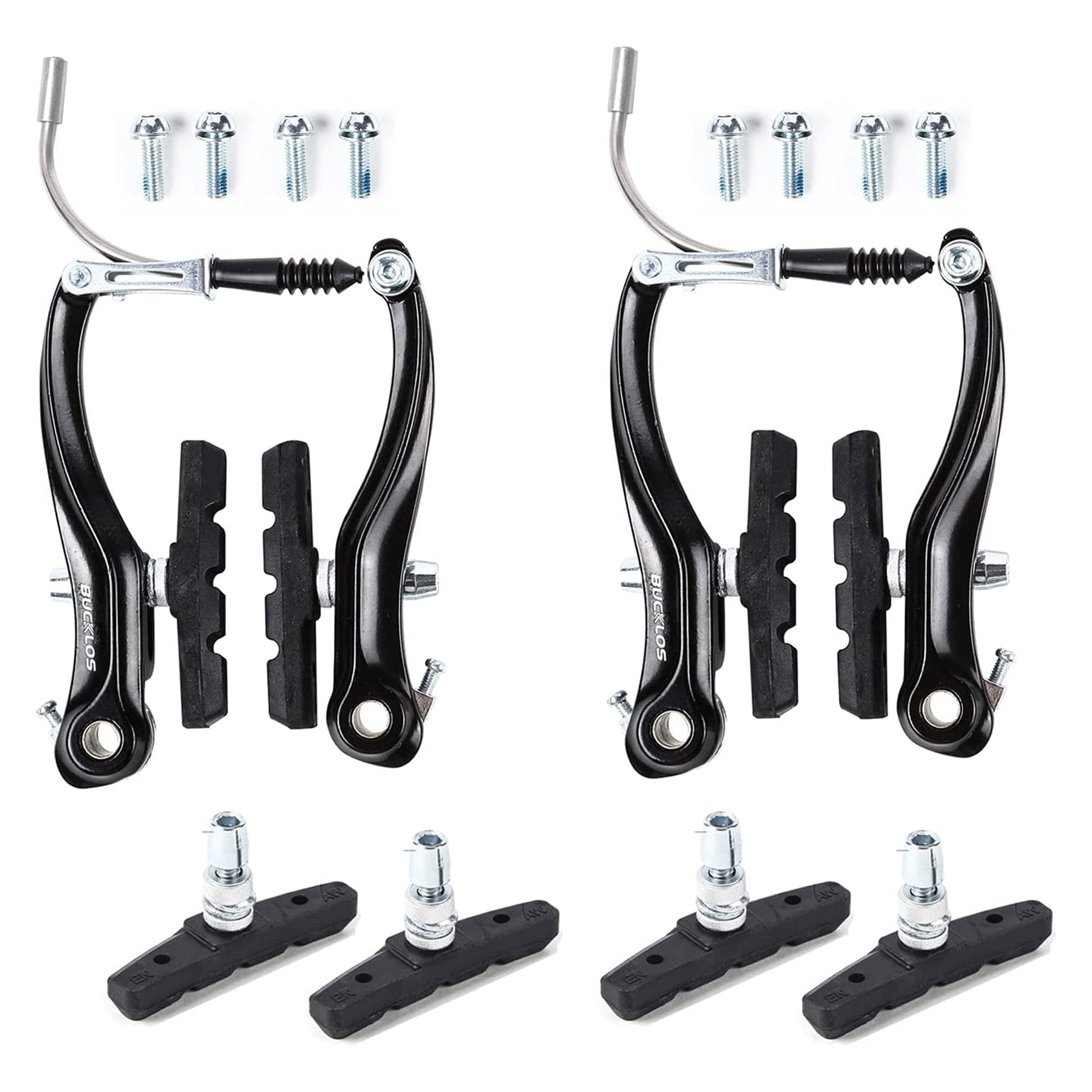 BUCKLOS Mountain Bike V Brake Set for Most Bikes V-Brake Calipers ...