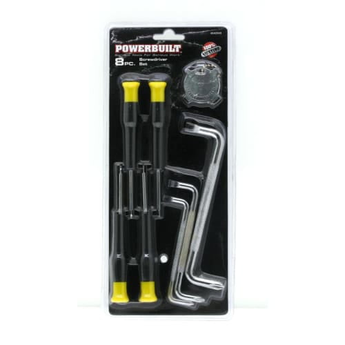 Powerbuilt 8 Pc. Precision and Offset Screwdriver Set - 640949 ...