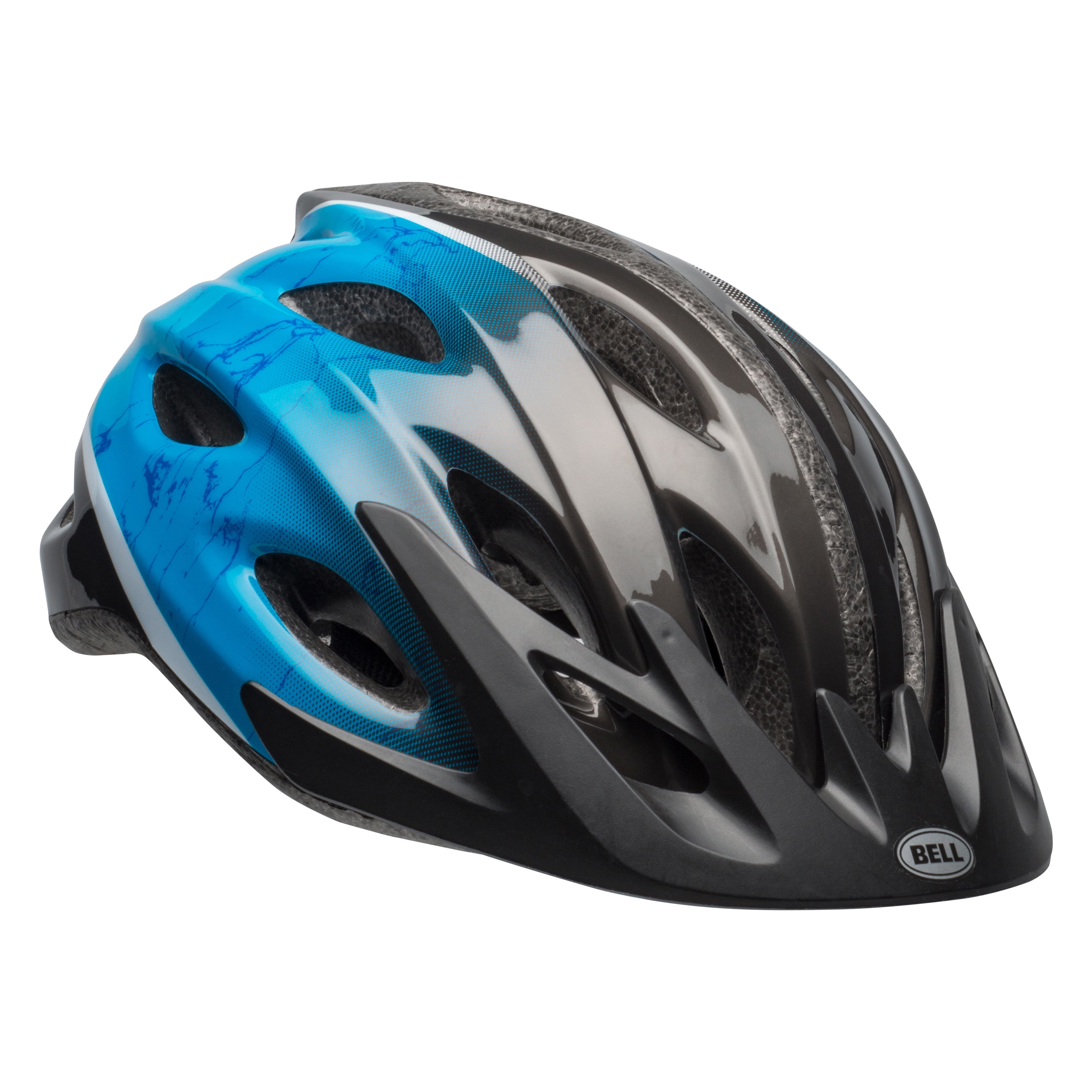 Bell Hitch Subterfuge Bike Helmet, Blue/Titanium, Youth 8+ (54-58cm ...