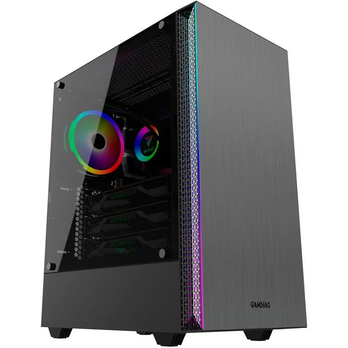 Gabinete Gamer Gamdias MARS E1 RGB Cristal Templado MARS E1 | Walmart en línea