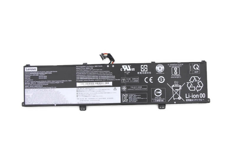New Genuine Lenovo Thinkpad P1 X1 Extreme 3rd Gen 80Wh 4Cell Battery ...