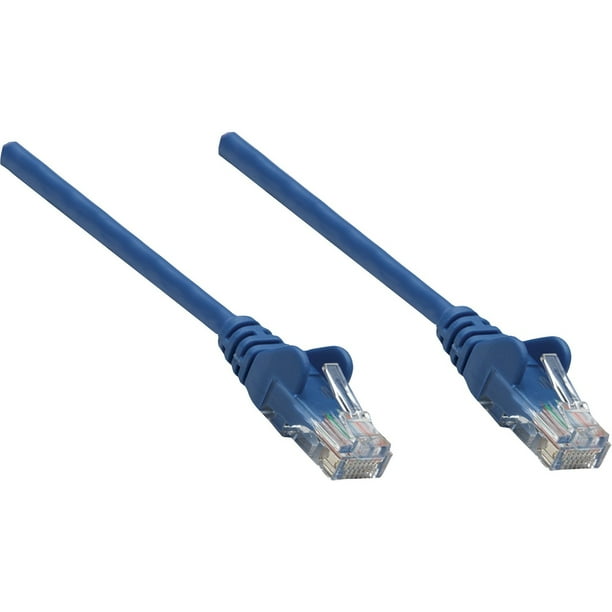 Intellinet Network Solutions Cat5e UTP Network Patch Cable, 100 ft (30 m), Blue - Walmart.com