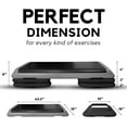 Yes4All Adjustable Workout Aerobic Exercise Step Platform Health Club ...