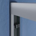 50-54"W x 72"H Sliding Shower Door, Adjustable Semi Frameless Shower ...