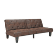 DHP Venti Vintage Futon, Brown - Walmart.com