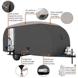 Accessories ProTop4 R Pod & Sloped Travel Trailer Cover - Walmart.com