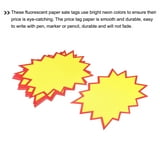 Uxcell Blank Star Burst Sale Signs Price Tags Paper Pricing Labels ...