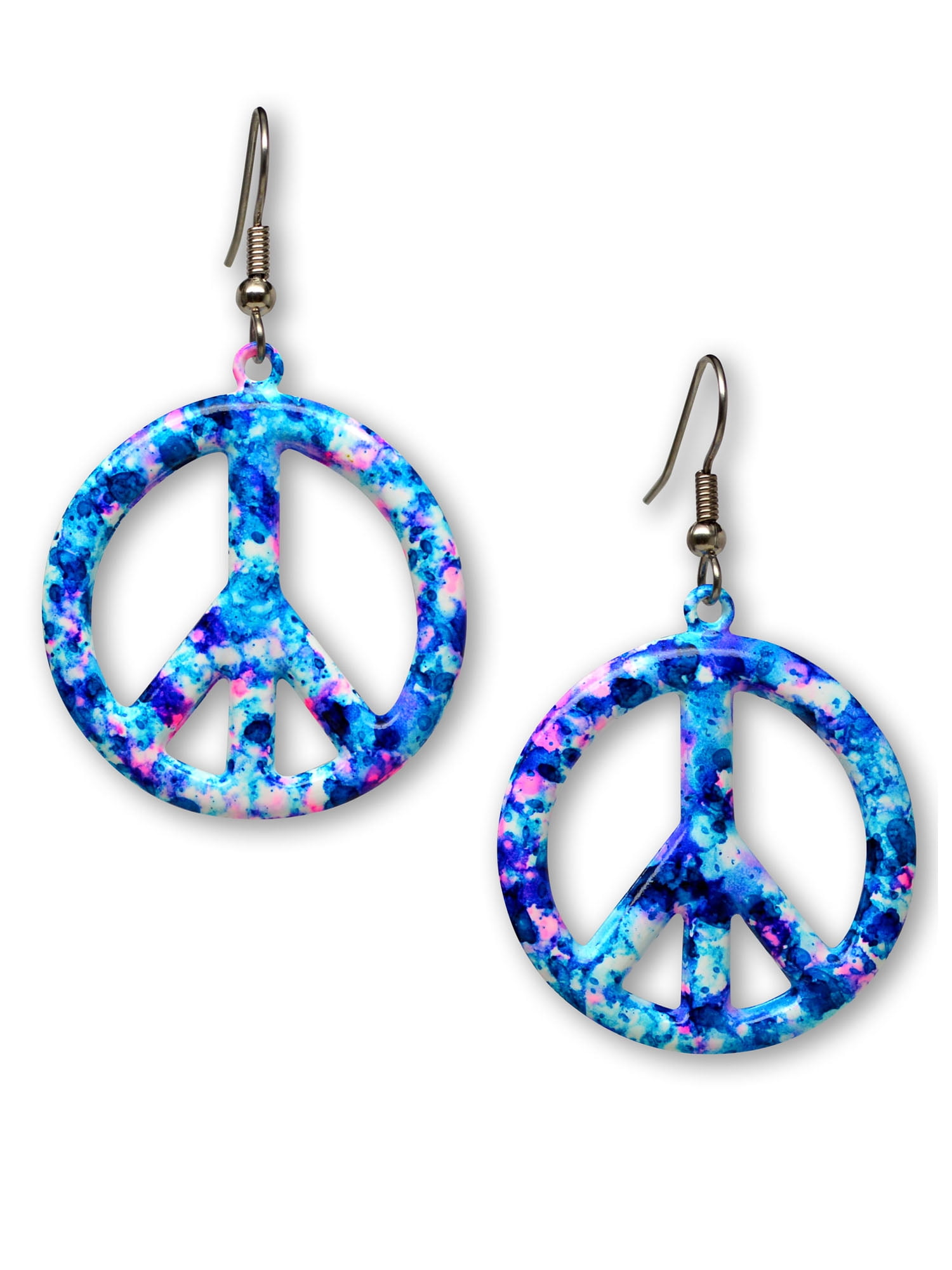 Blue And Purple Peace Sign