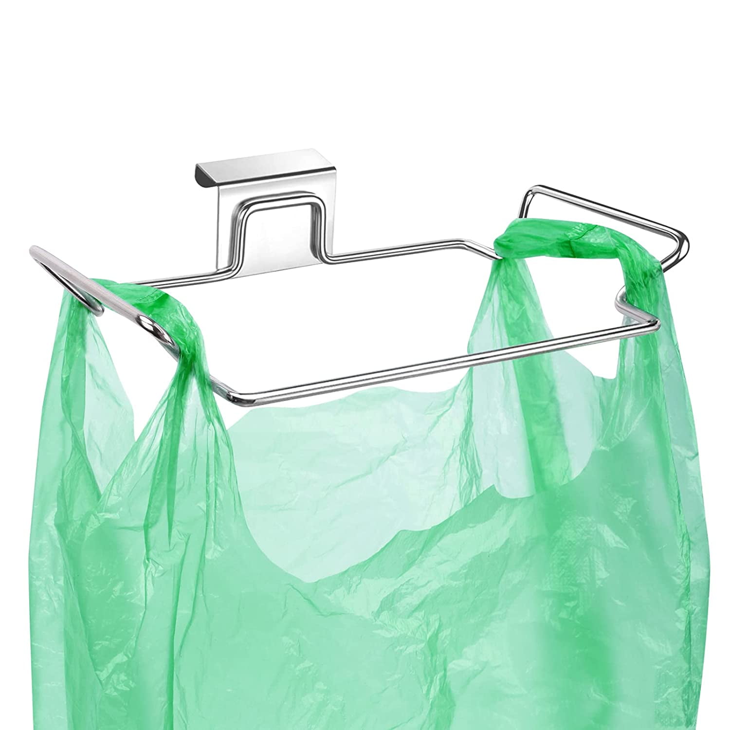 1 Pc Super Garbage Storage Bags Rack, Happon Hanging Stainless Steel ...