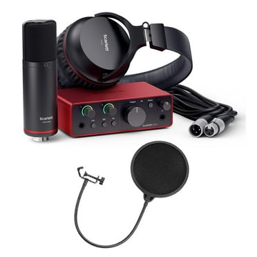 Focusrite Scarlett Solo Studio 4th Gen Recording Interface+Mic+Stand ...