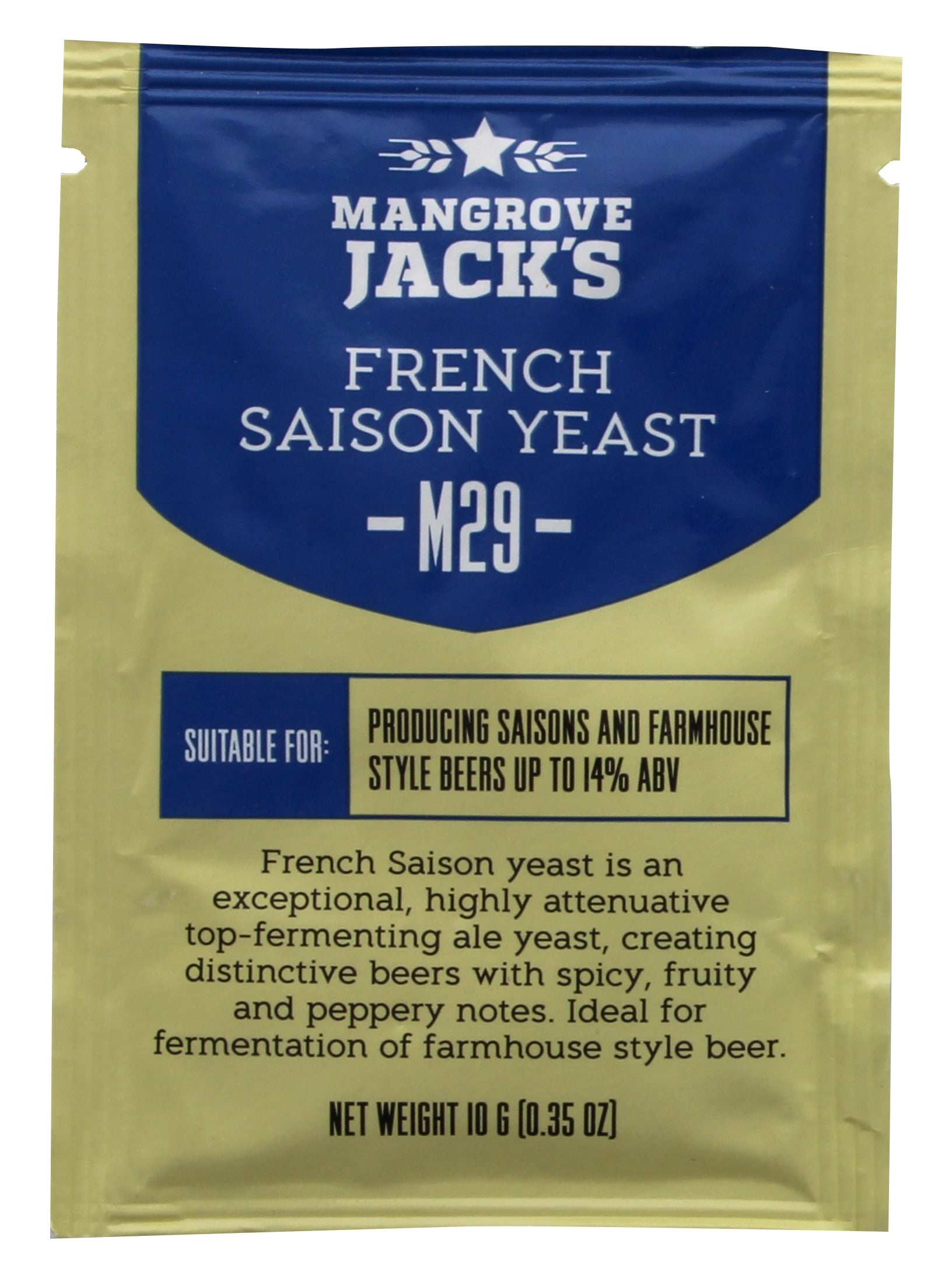Mangrove Jack’s Craft Series Yeast M29 French Saison (10g) - Walmart.com