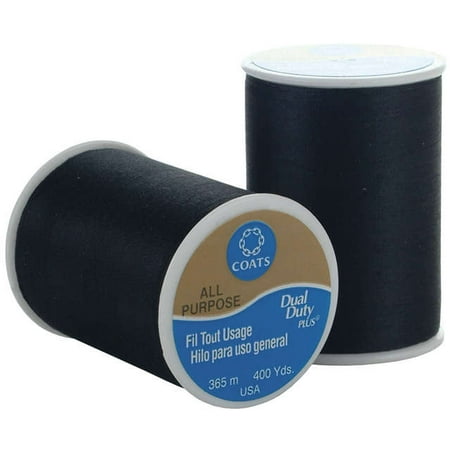 Dual Duty All-Purpose Thread 400yd-Black | Walmart Canada
