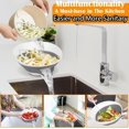 Collapsible Colander - Small Strainer Basket, Side-Drain Design ...