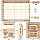 Walmart 97 Pcs Classroom Calendar Bulletin Board Set, Monthly Teacher ...