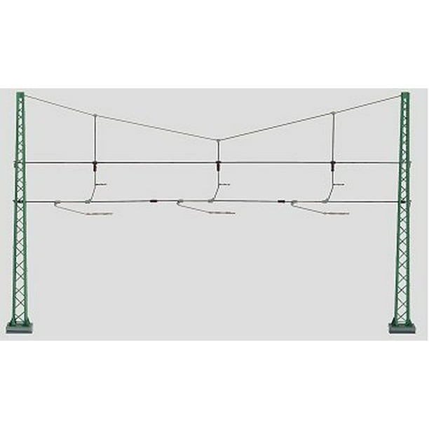 Marklin HO catenary cross Span Assembly for 3 Tracks - Walmart.com ...