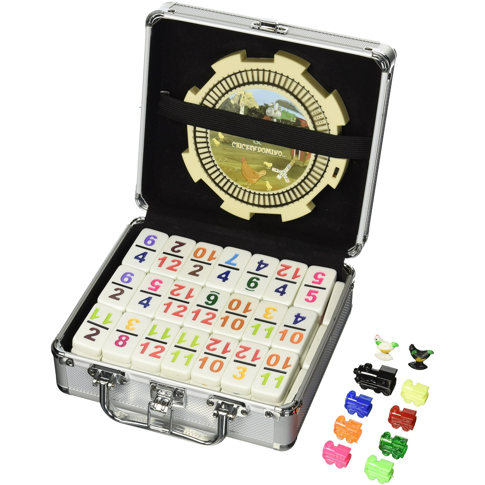 Click here for Chh Double 12 Numeral Pro Size Mexican Train & Chi... prices