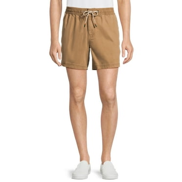 George Men's and Big Men's Twill Pull On Shorts with Drawstring Waist ...