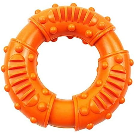Ultra Durable Dog Chew Toy Rubber Ring Dog Toys for All Aggressive ...