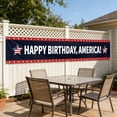 Lumifun 250th Anniversary Flag Banner 9.8 × 1.6 FT, 1776-2026 Patriotic ...