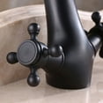 Double Handles Mixer Tap Dragon-shaped Bathroom Vanity Basin Sink Brass ...