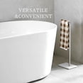 304 Stainless steel freestanding toilet paper holder with marble base ...