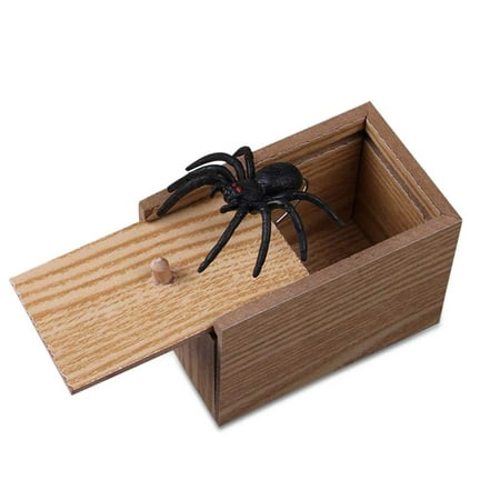 Ericealice Harmless Halloween Prank Scare Box Toy Lifelike Spider Scary ...