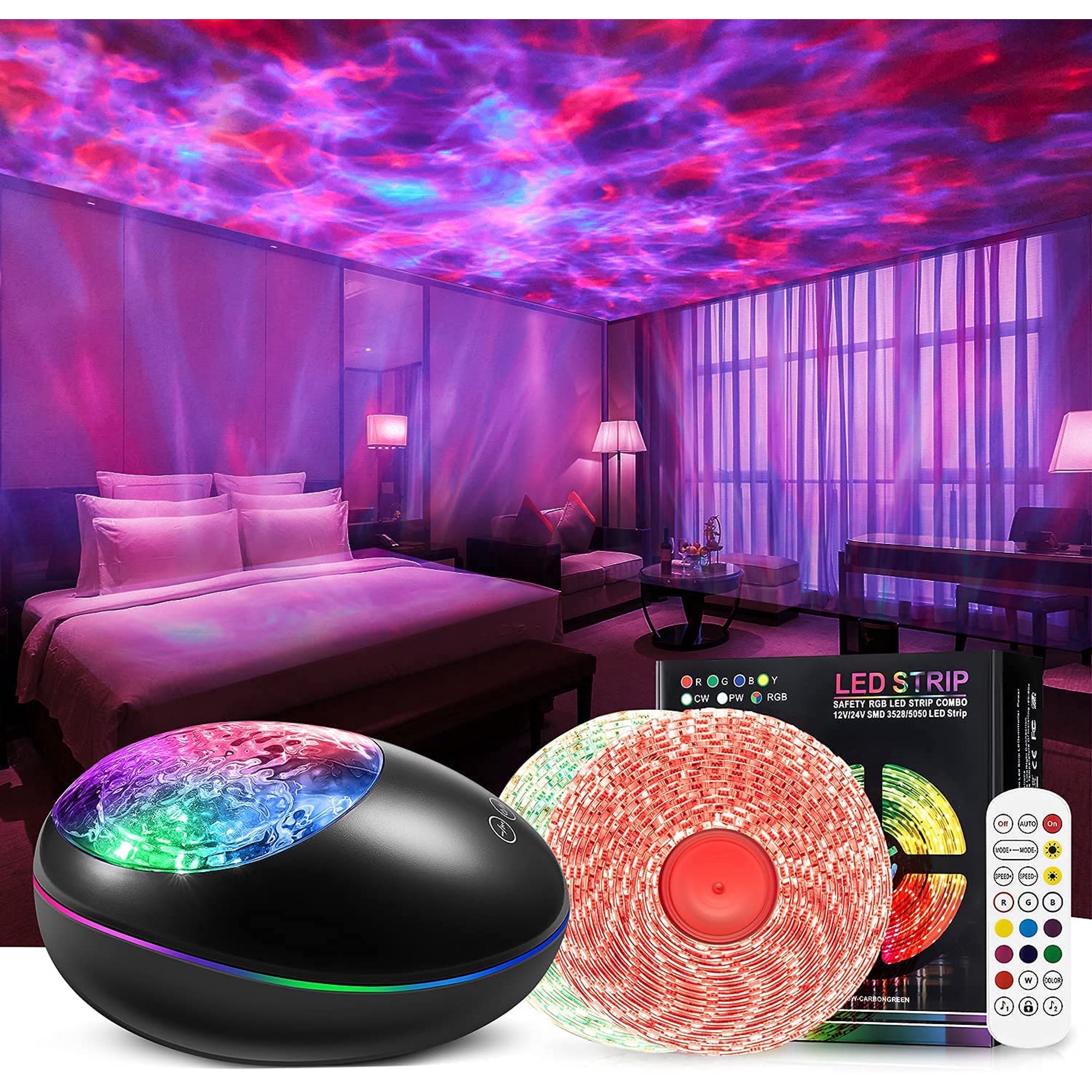 Night Light That Shines Stars On Ceiling | Shelly Lighting