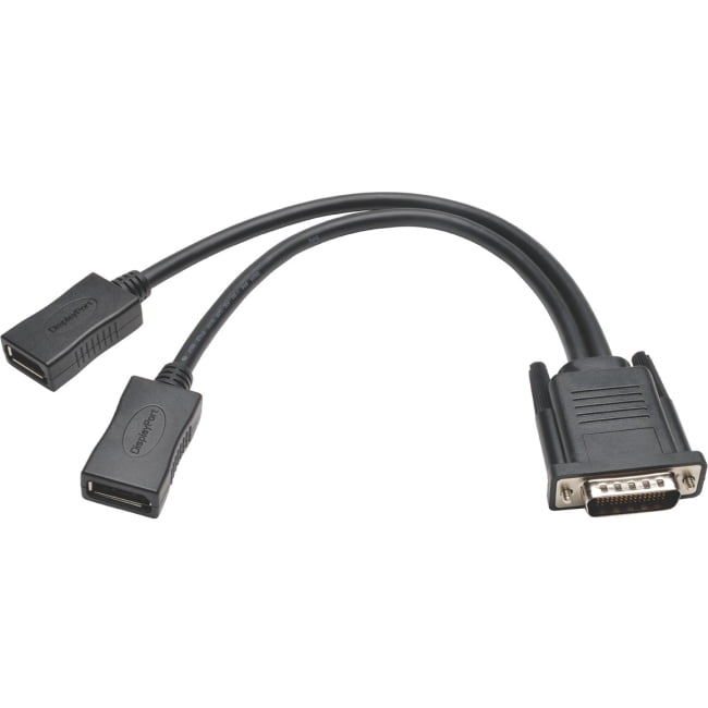 1ft DMS-59 to Dual DisplayPort Splitter Y Cable M/Fx2 P576001DP ...