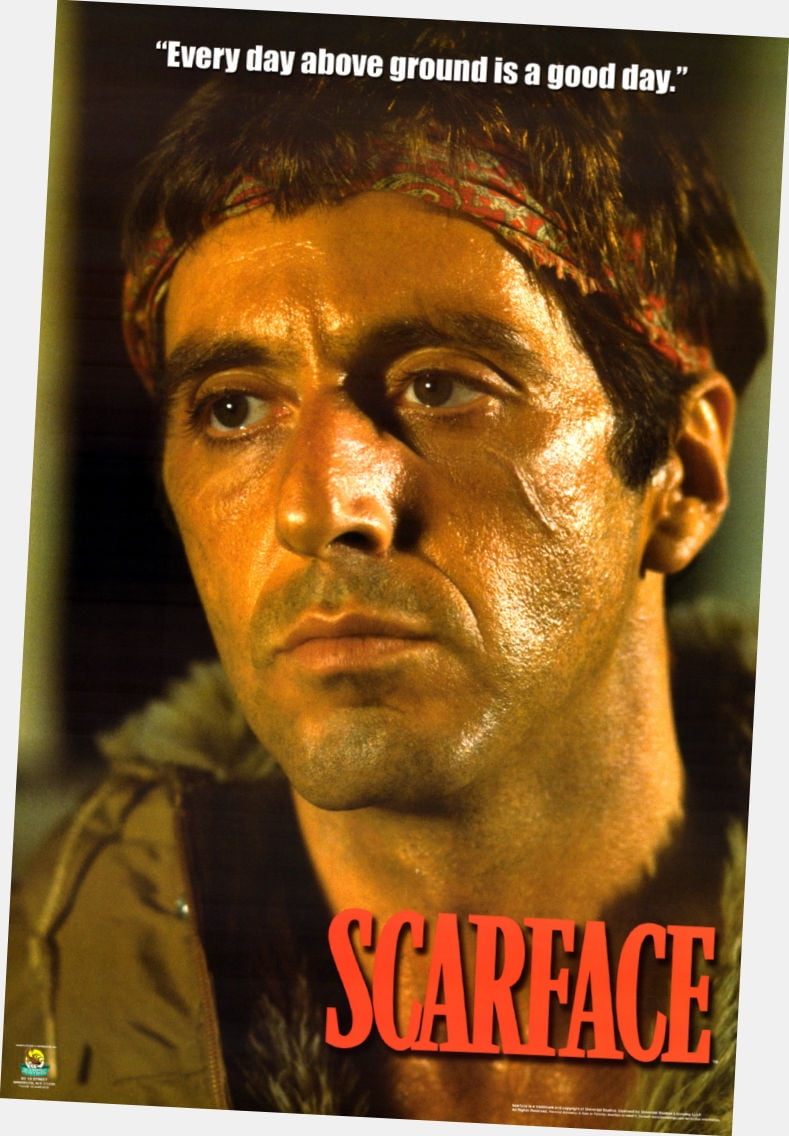 Scarface Movie Poster 11"x17" 11x17 Every Day Above Ground Multi-Color ...