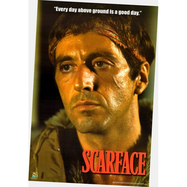 Scarface Movie Poster 24"x36" 24x36 Every Day Above Ground Multi-Color ...