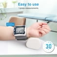LotFancy Blood Pressure Monitor, Wrist BP Cuff Machine Voice Broadcast ...