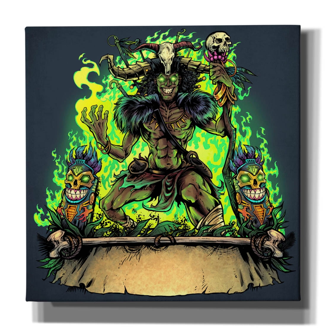 Epic Graffiti 'Witch Doctor' by Flyland Designs, Canvas Wall Art, 37 ...