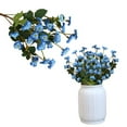 1Stem Artificial Rose Plastic Desktop Ornament Home Decor Plastic For ...