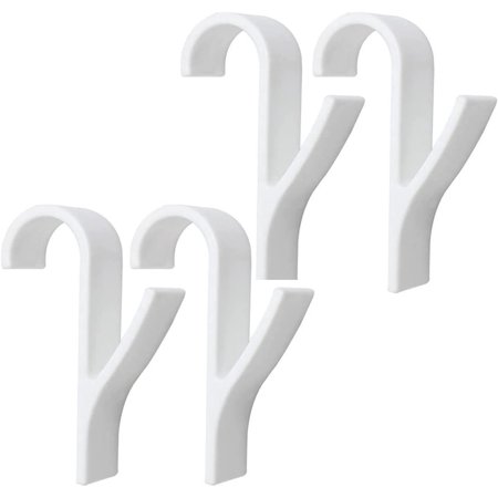 White 4 Pieces Radiator Hook Plastic Towel Rail Radiator Hook | Walmart ...
