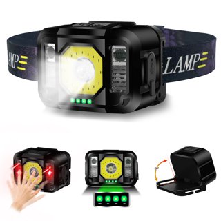 Atomic Beam Headlight by BulbHead, 5,000 Lux Hands-Free LED Headlamp, 3 ...