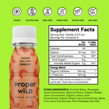 Proper Wild Healthy Organic Energy Drink, Peach Mango, 6-Pack - Walmart.com