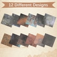 24 Sheets 12 Styles Decorative Craft Paper Vintage Single-Side Printing ...