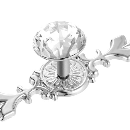 Crystal Flower Wardrobe Door Handle Crystal Rhinestone Knobs Handle ...