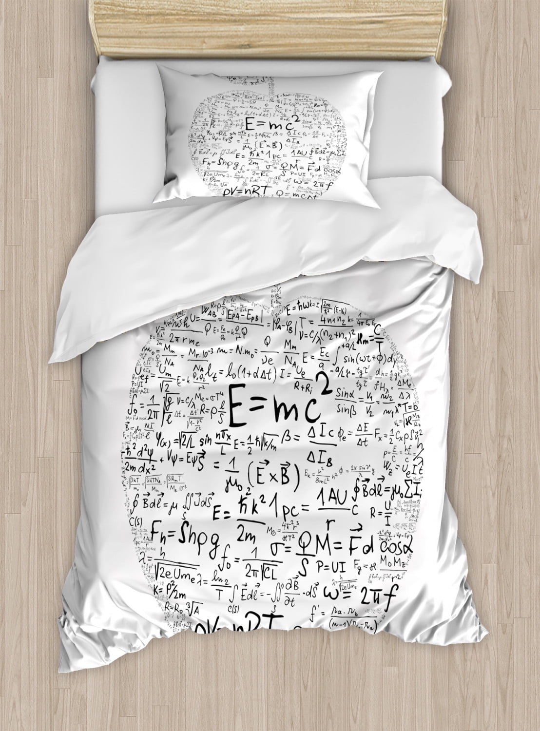 Educational Twin Size Duvet Cover Set, Equations and Formulas in the ...